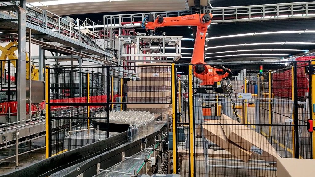 PET bottles depalletizer – PENSUR